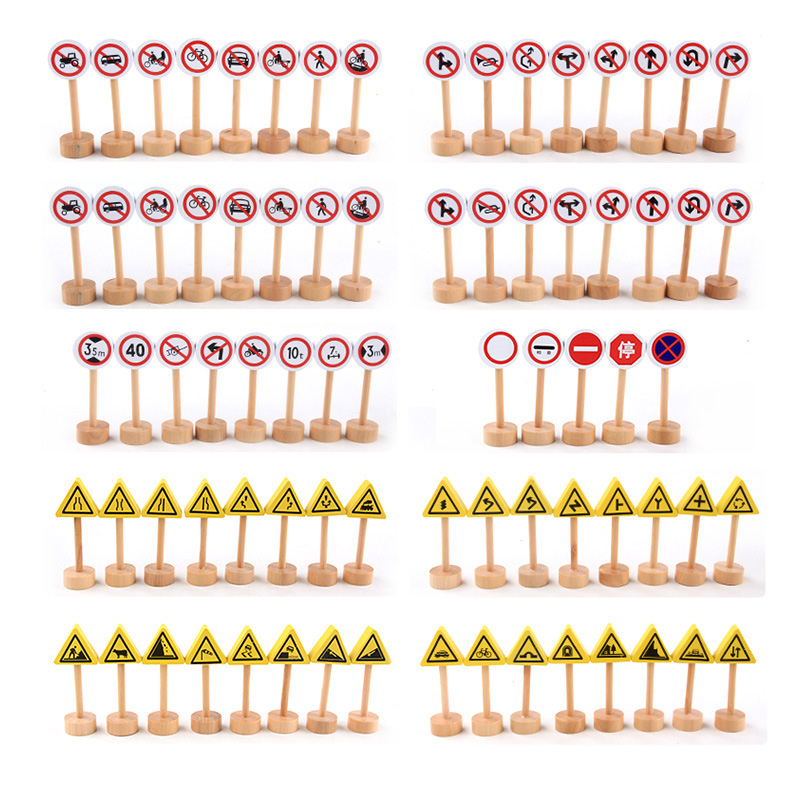 Wooden Road Traffic Signs Toy - Buy Traffic Signs Toy, Wooden Traffic ...